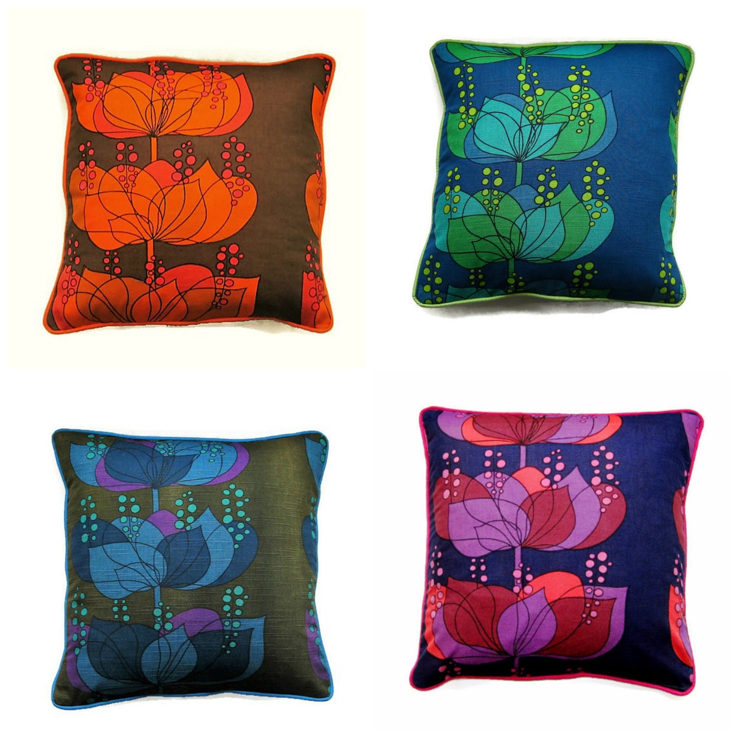 Heals Boras Rio by Helene Wedel Vintage Mid 60s Purple Red - Etsy