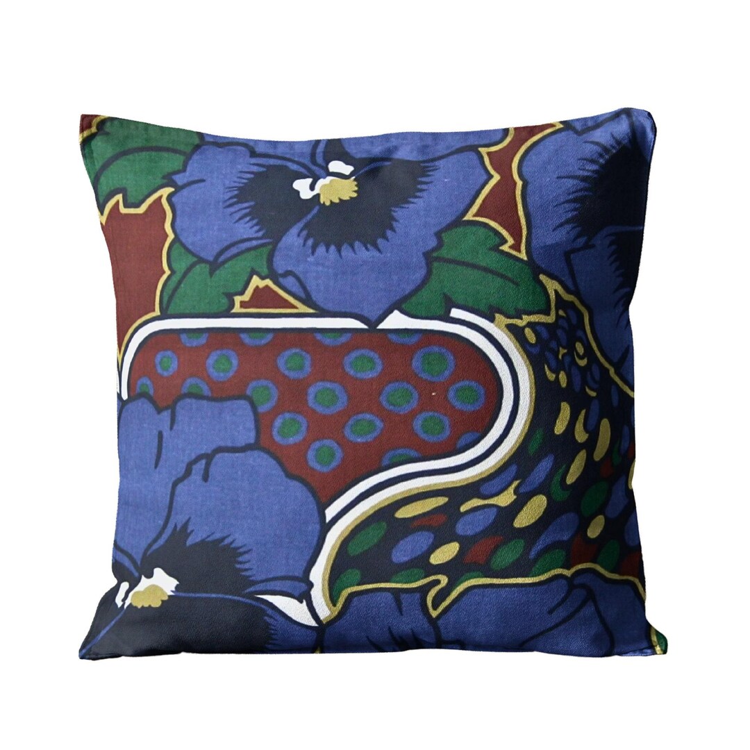 Heals, Julek Heller, Flower Show Vintage 70s Cotton Cushion Cover 16 X ...