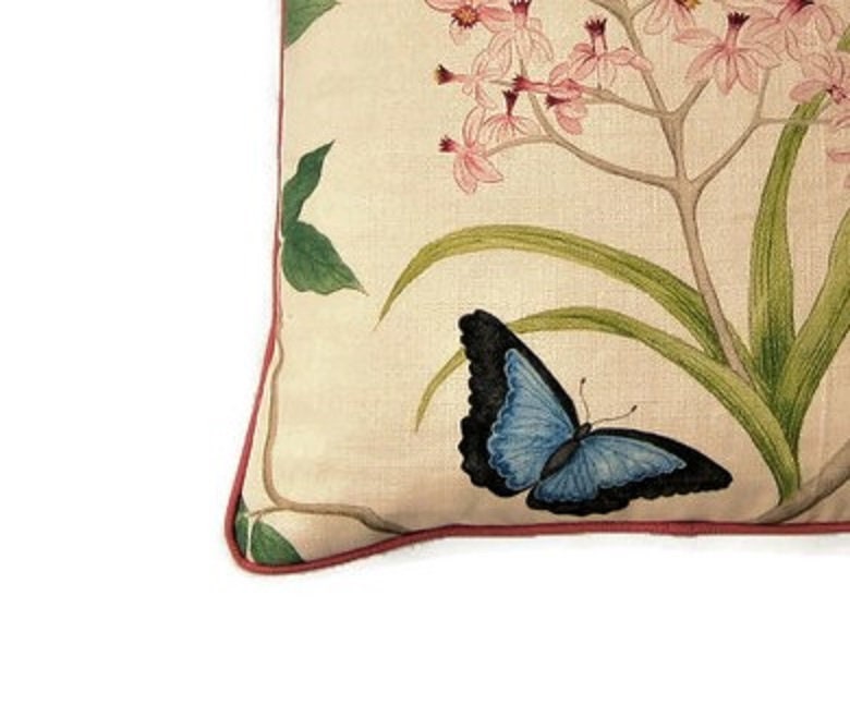 Sanderson Clementine Chintz Colourway Linen Mix Cushion - Etsy