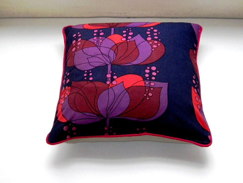 Heals Boras Rio by Helene Wedel vintage mid 60s purple red | Etsy