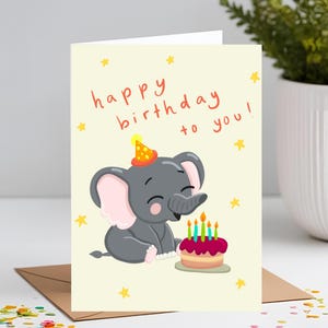 Printable Birthday Card | Digital Instant Download | Birthday Card ...