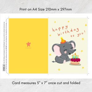 Printable Birthday Card | Digital Instant Download | Birthday Card ...