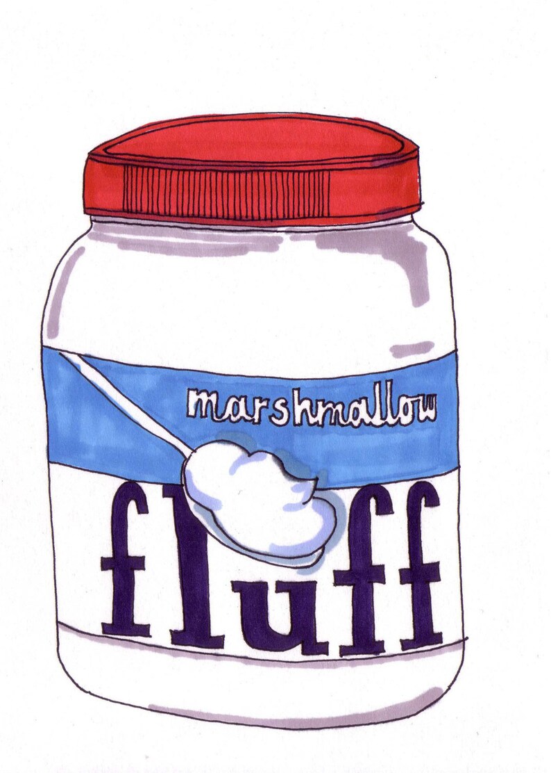 Fluff-5x7 Inch Print From Original Illustration - Etsy