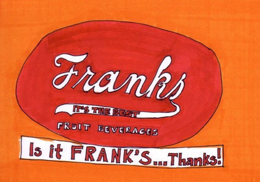 Frank's-5x7 Inch Print From Original Illustration - Etsy