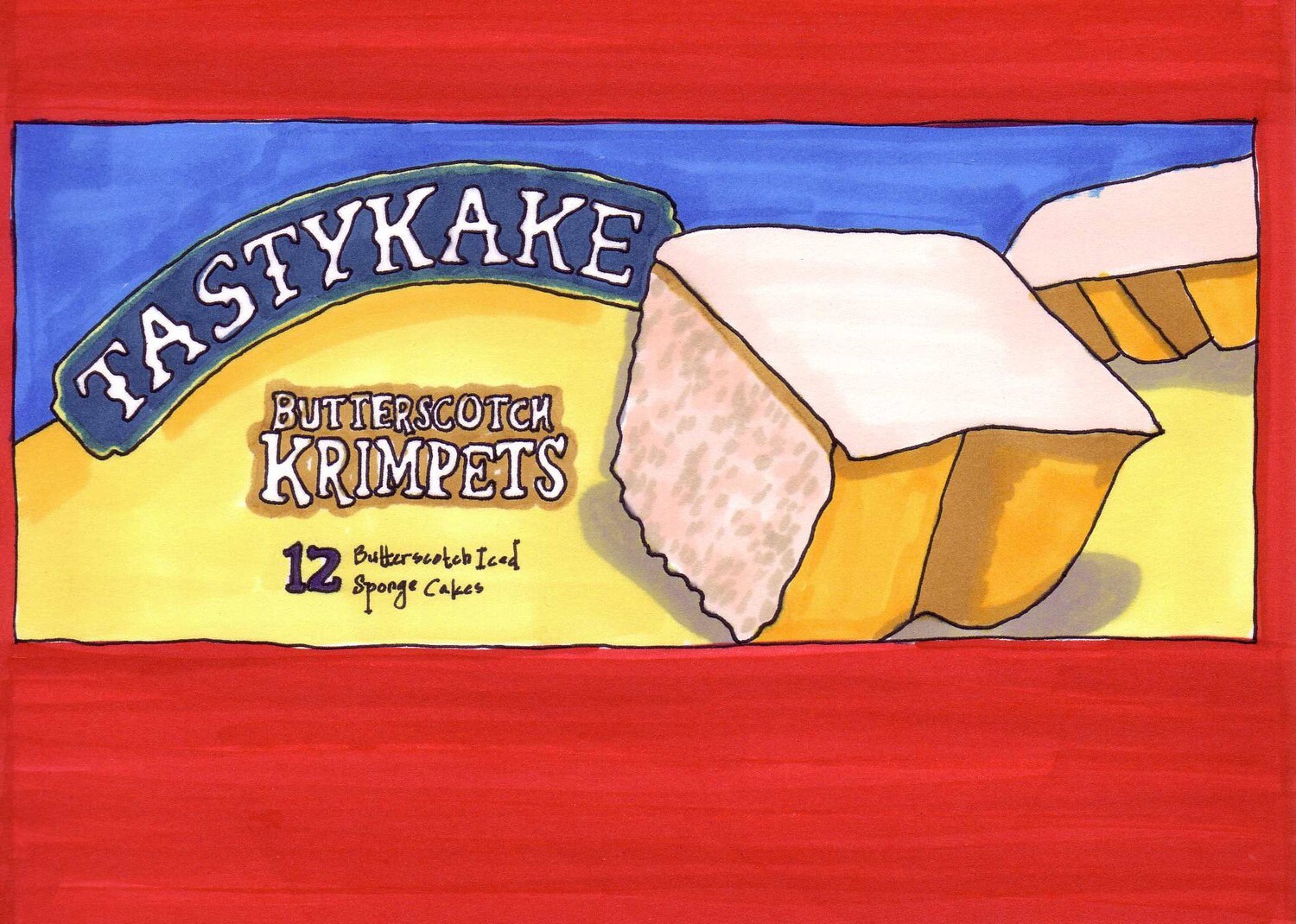 Krimpets-5x7 Inch Print From Original Illustration - Etsy