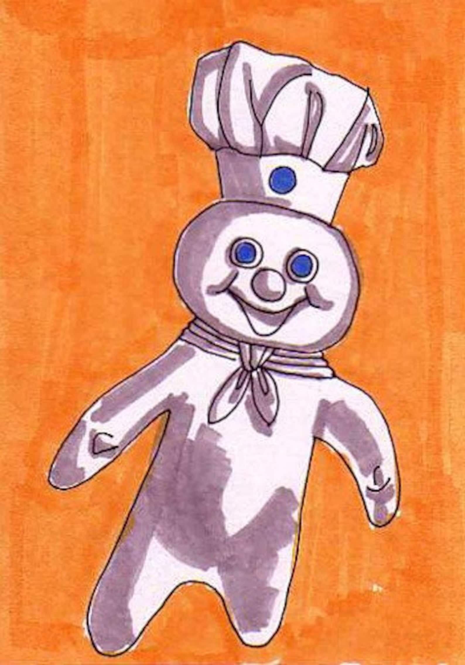 Doughboy-5x7 Inch Print From Original Illustration - Etsy