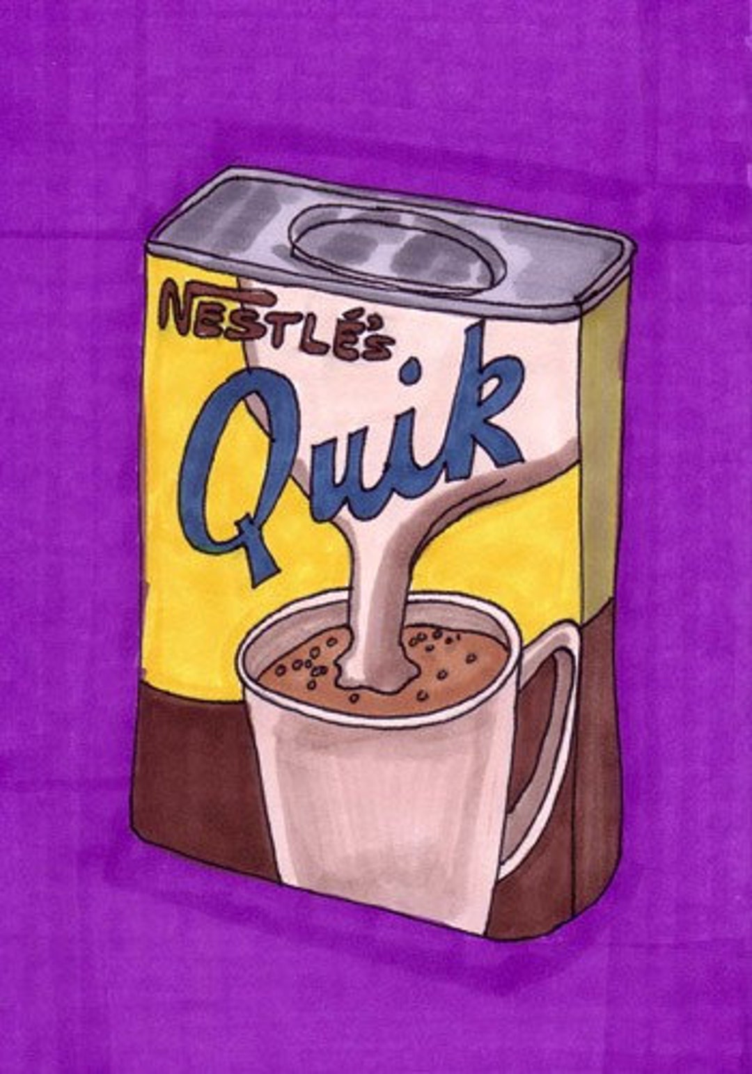 Quik-5x7 Inch Print From Original Illustration - Etsy