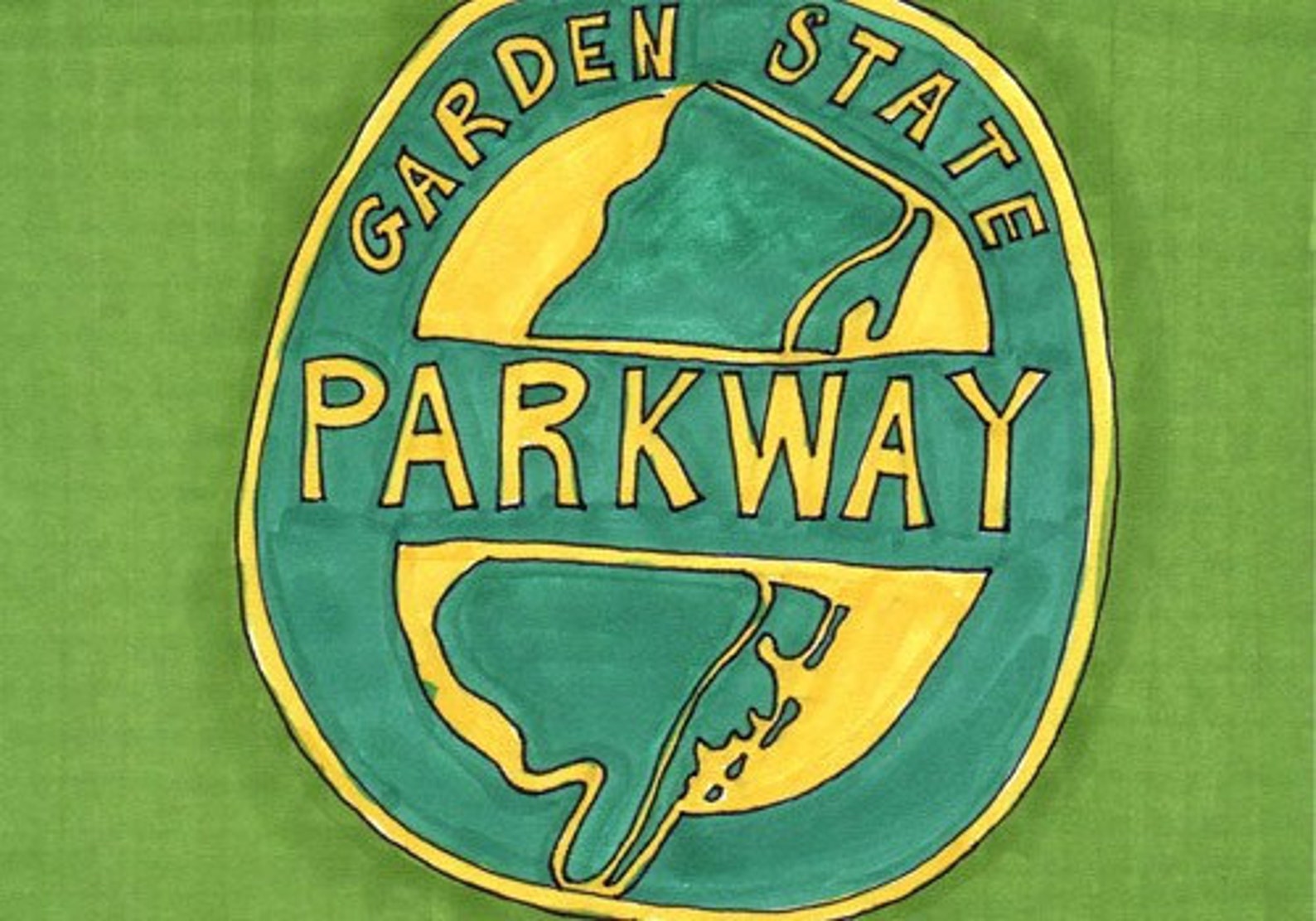 Garden State Parkway-5x7 Inch Print From Original Illustration - Etsy