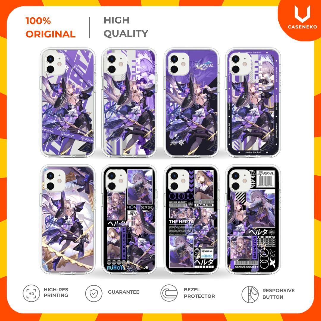 Caseneko Case the Herta Honkai Star Rail HSR Game Phone Game Custom ...