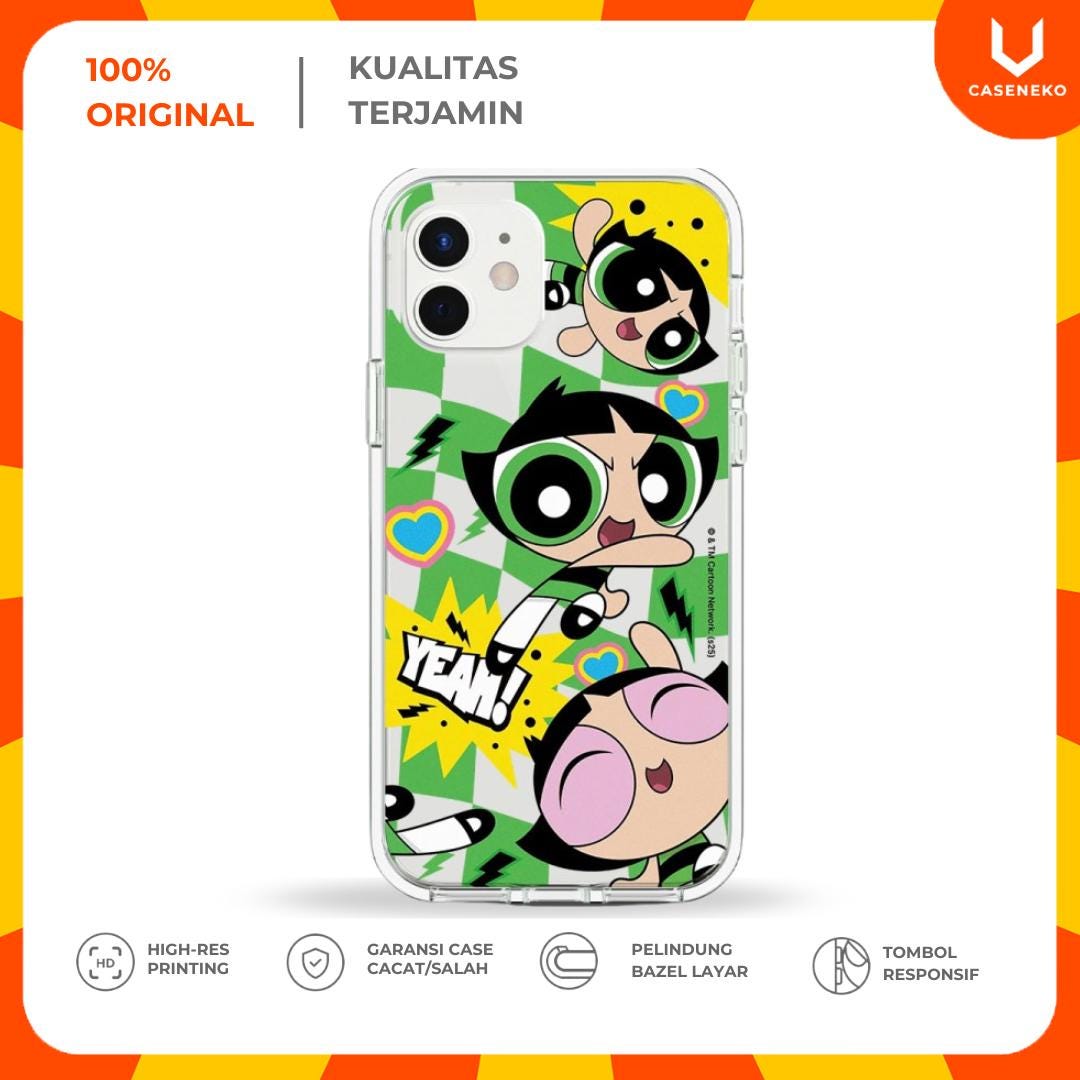 Casing the Powerpuff Girls PPG Buttercup, Bubbles, Blossom Phone Case ...