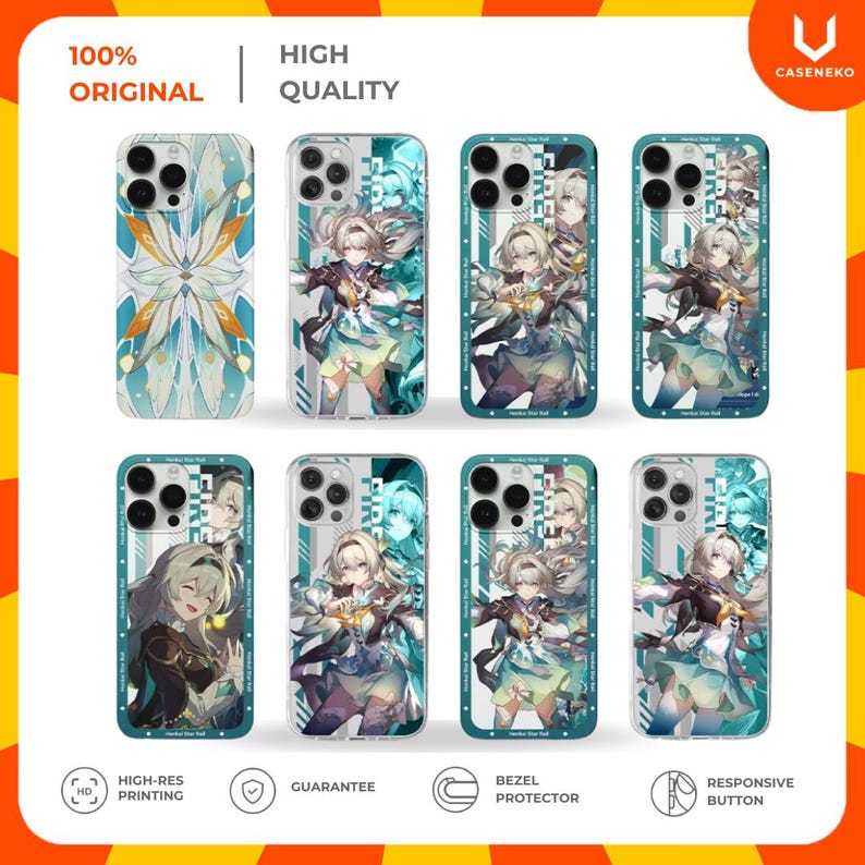 Caseneko Case Firefly Hotaru Honkai Star Rail HSR Game Phone Game ...