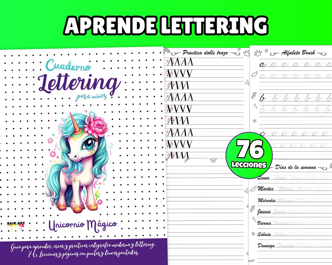 Lettering for Kids and Teens | Calligraphy and Brush Lettering Book PDF ...