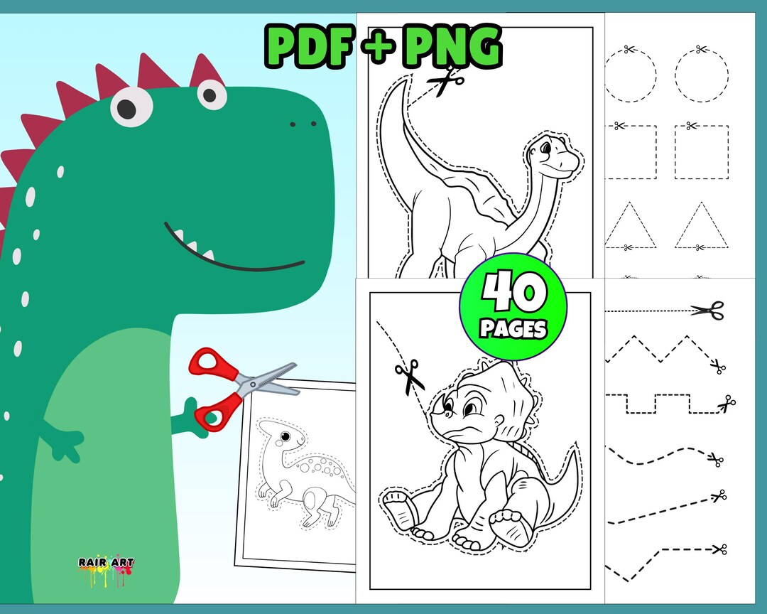 Dinosaur Coloring Activity Book PDF | Printable Pages for Kids ...
