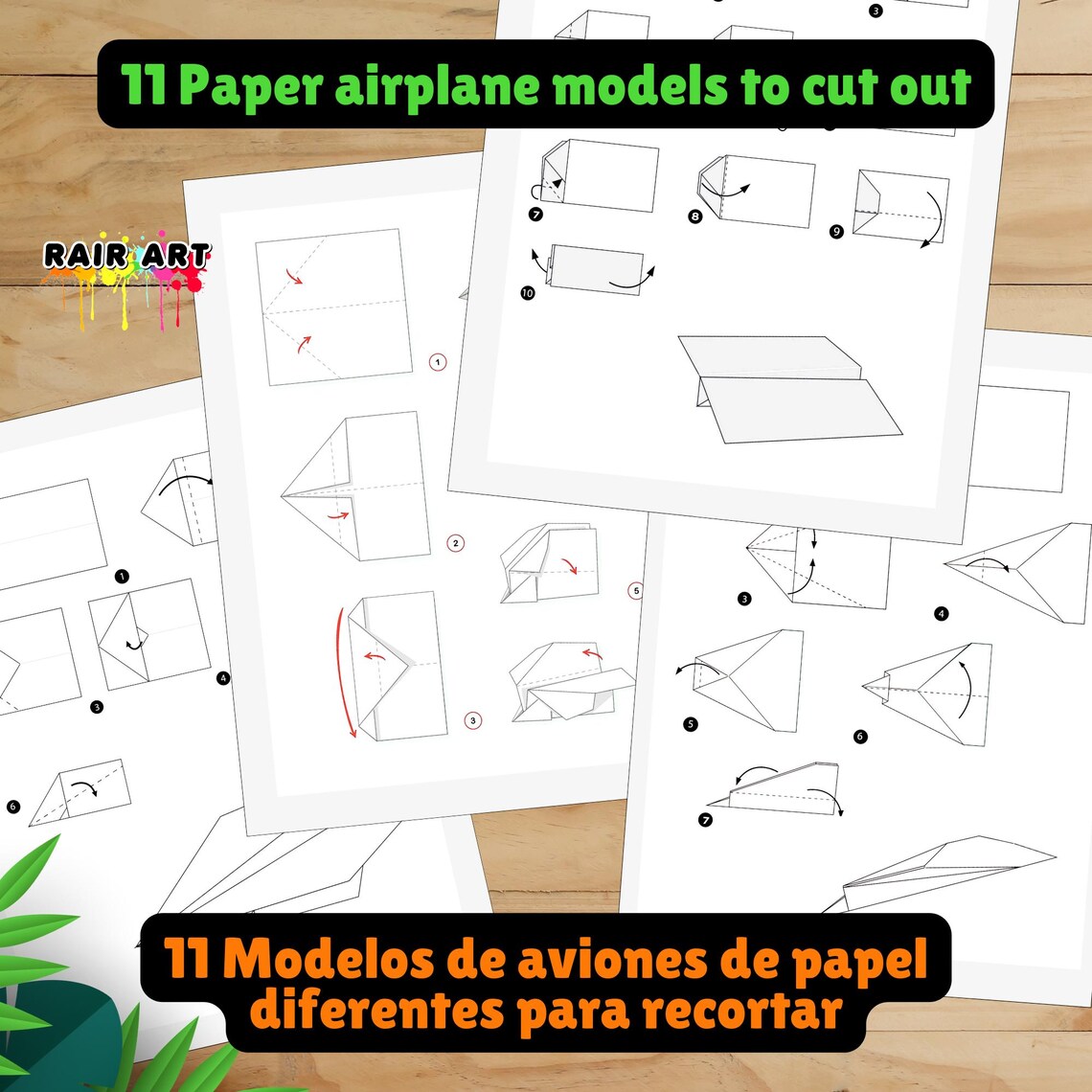 Paper Airplanes | Step-by-step Guide to Folding Paper Airplanes for ...