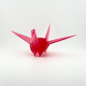Japanese Origami Crane | Handmade Resin Origami Statue | Blossom - Etsy