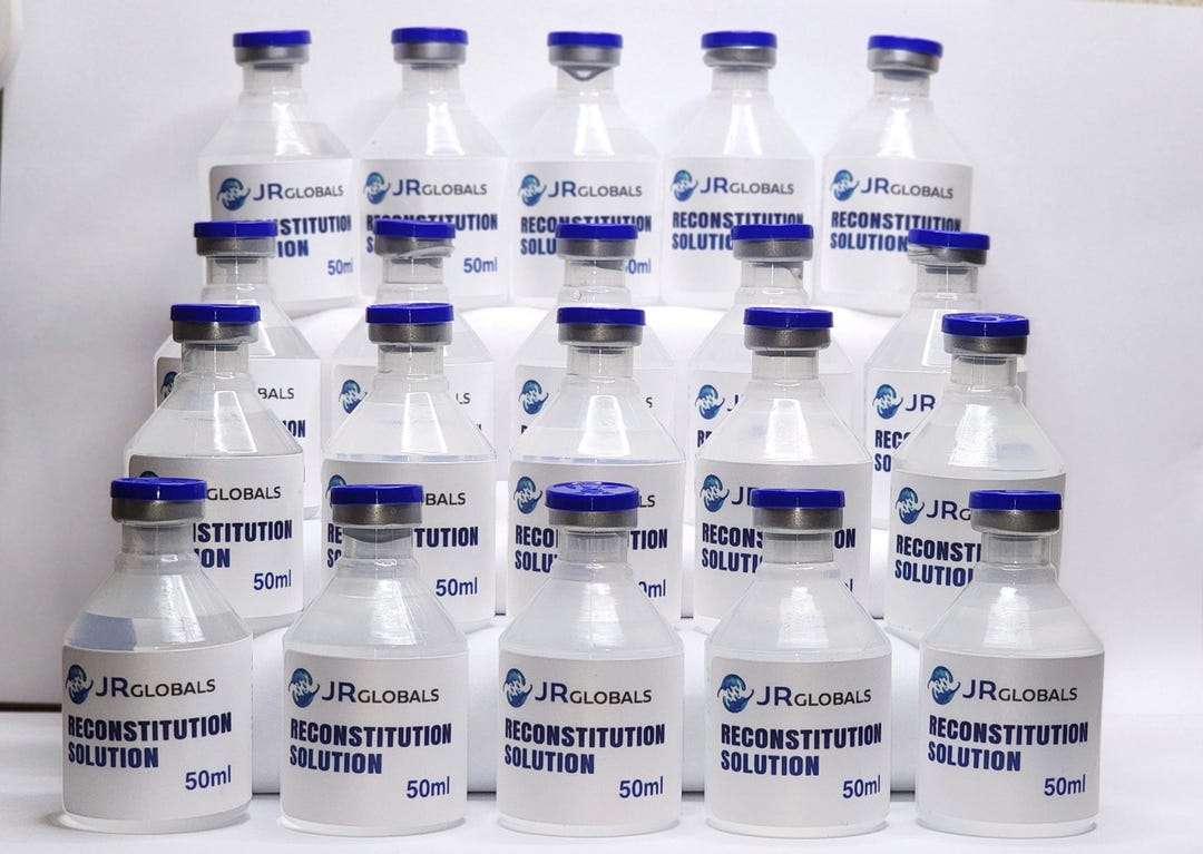 Reconstitution Solution- Lab Grade H2O 50ml 20 Pack - Etsy
