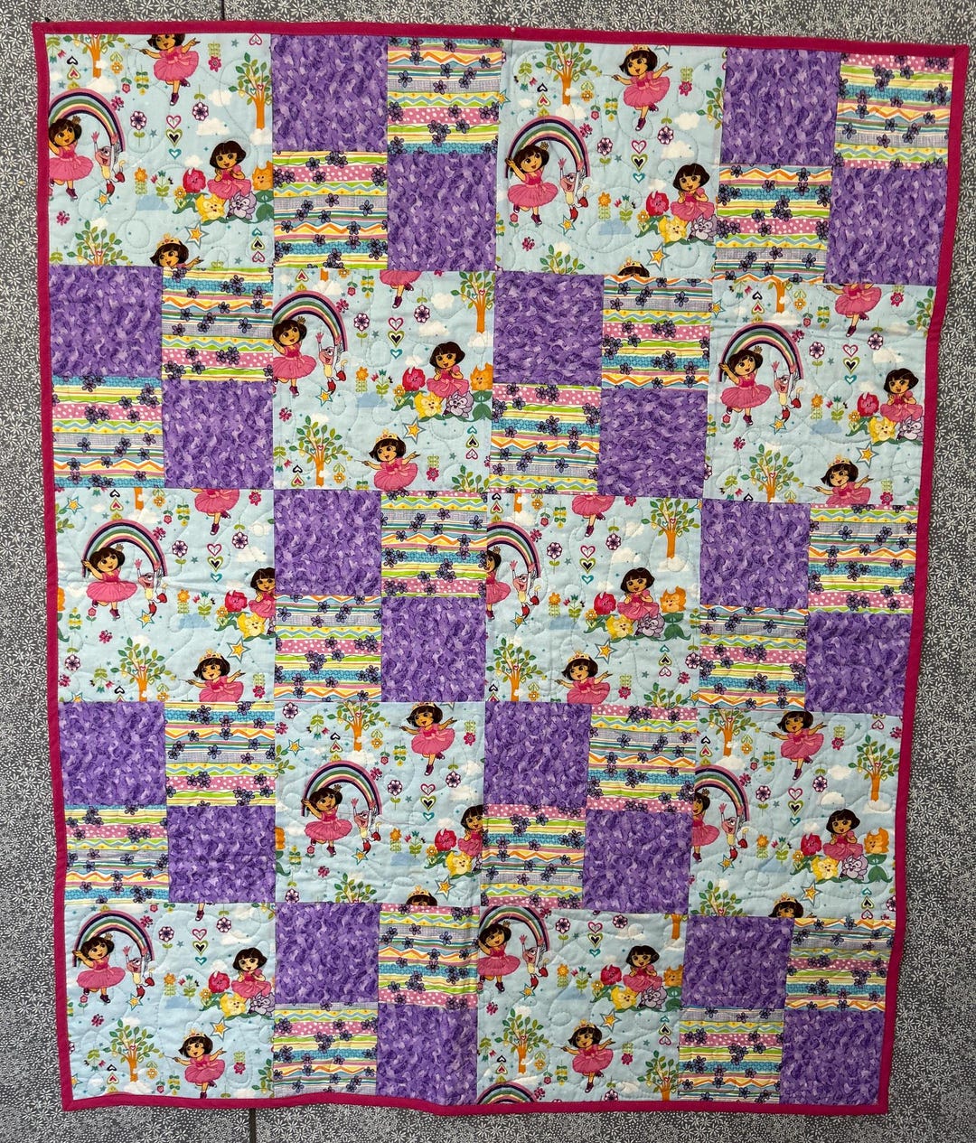 Dora and Friends Quilt - Etsy