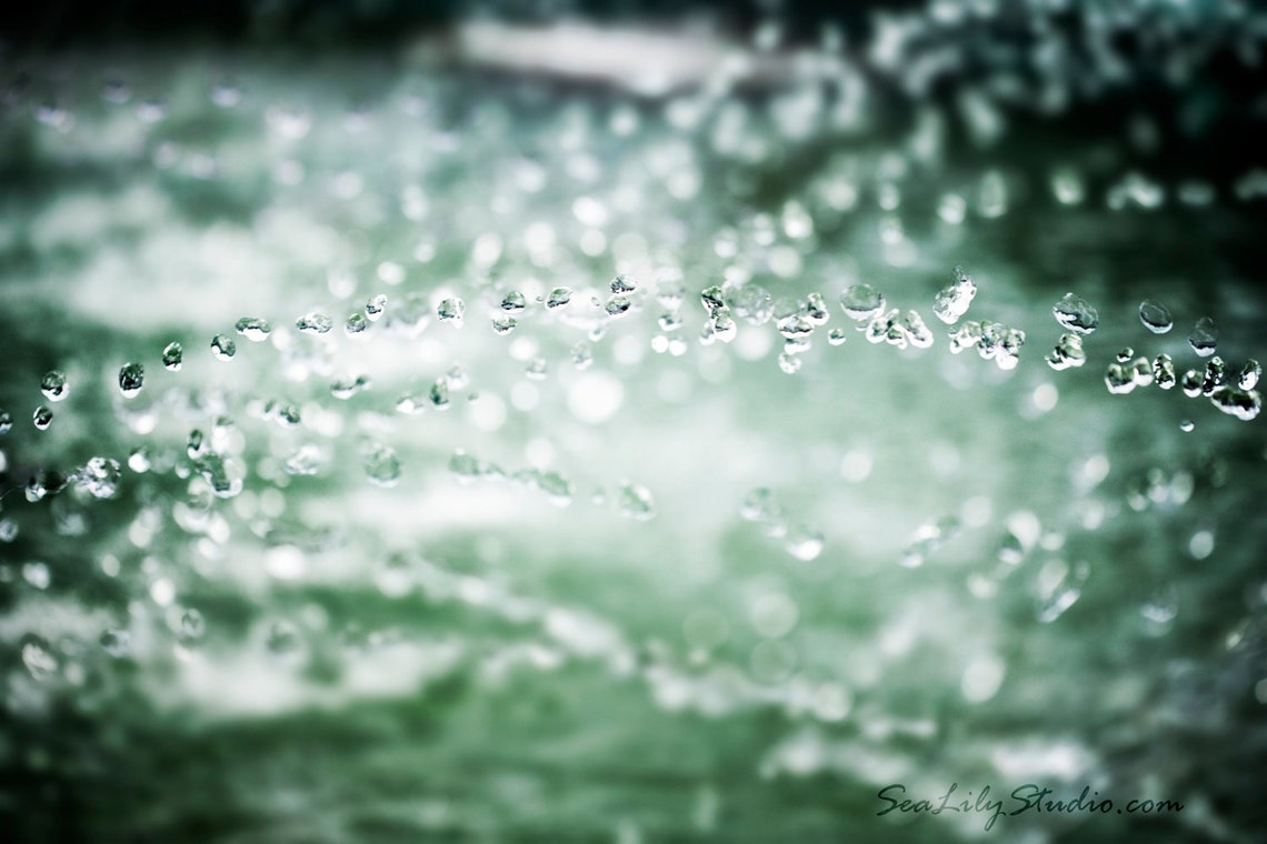 Drops of Jupiter 24x36 : Water Photography Abstract Fountain Splash ...