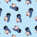 Cute Donkey Pattern Pure Cotton Fabric Donkey Cartoon Pattern Cotton ...