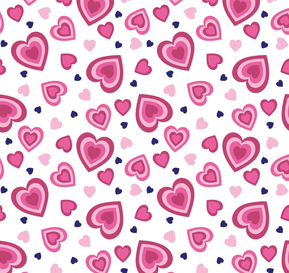 Valentine's Day Sweet Heart Pattern Cotton Fabric Sold by Half Yard - Etsy