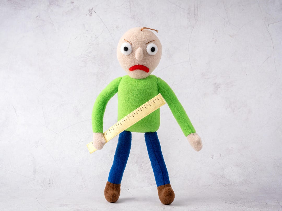 Baldi's Basics Plush - Handmade Soft Toy, Made to Order, 13 Inches - Etsy