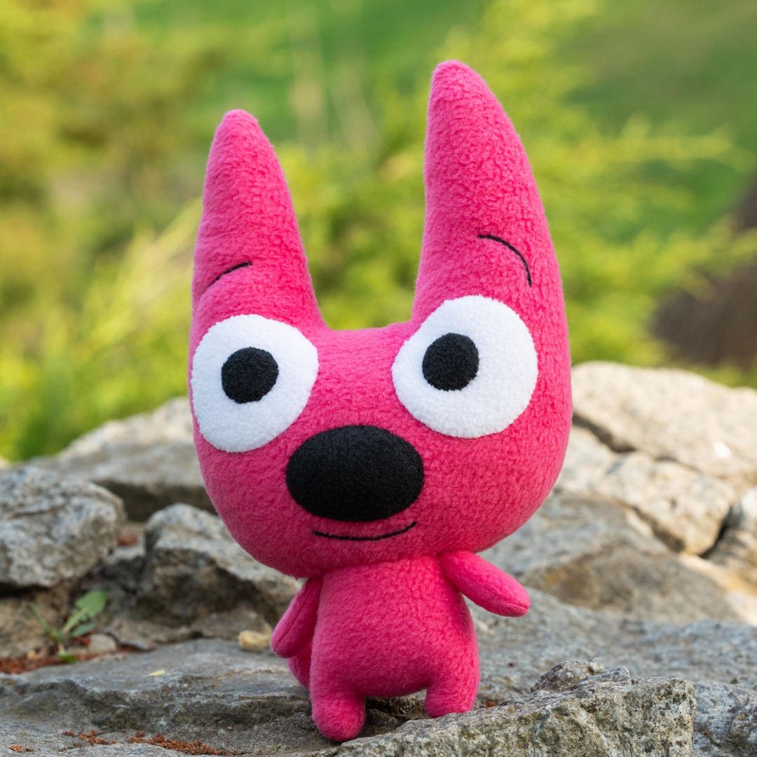 Pink Cat Plush - Custom Handmade Soft Toy, Made to Order - Etsy