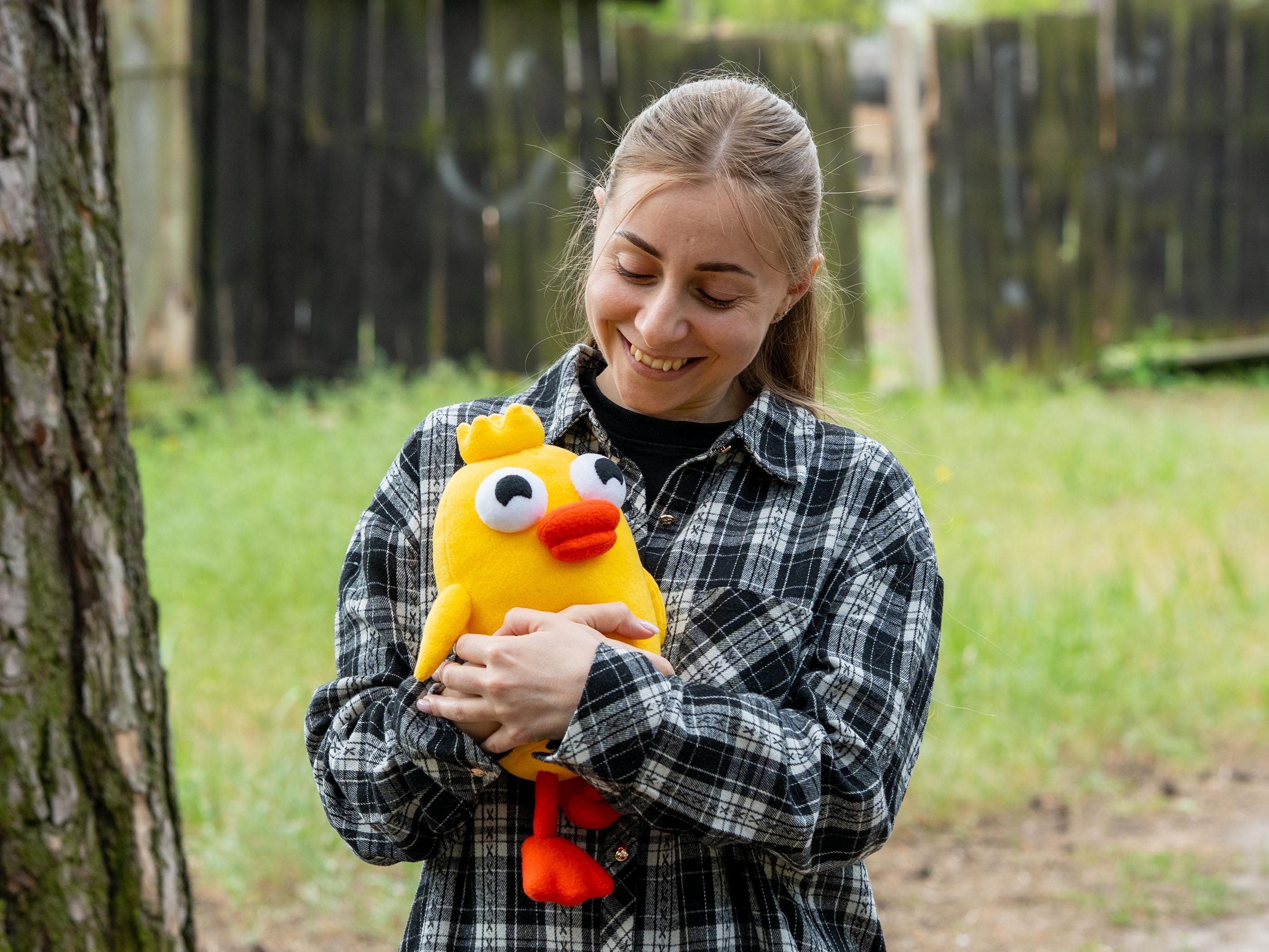 Ducky Momo Plush – Handmade Cute Duck Soft Toy, Inspired by Beloved ...
