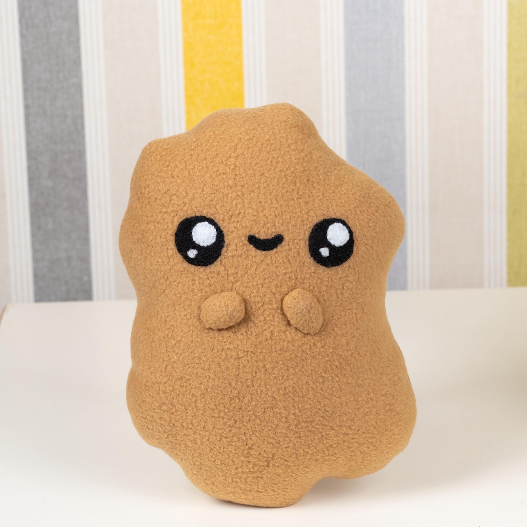 Chicken Nugget Plush – Handmade Soft Toy | Chicky Nug | Squishy Nugget ...