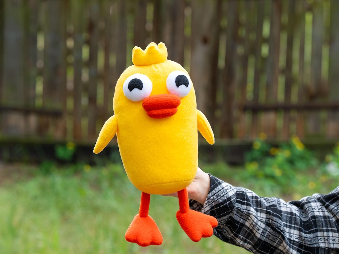 Ducky Momo Plush – Handmade Cute Duck Soft Toy, Inspired by Beloved ...