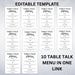 Wedding Table Conversation Cards: Funny Reception Icebreaker (digital ...