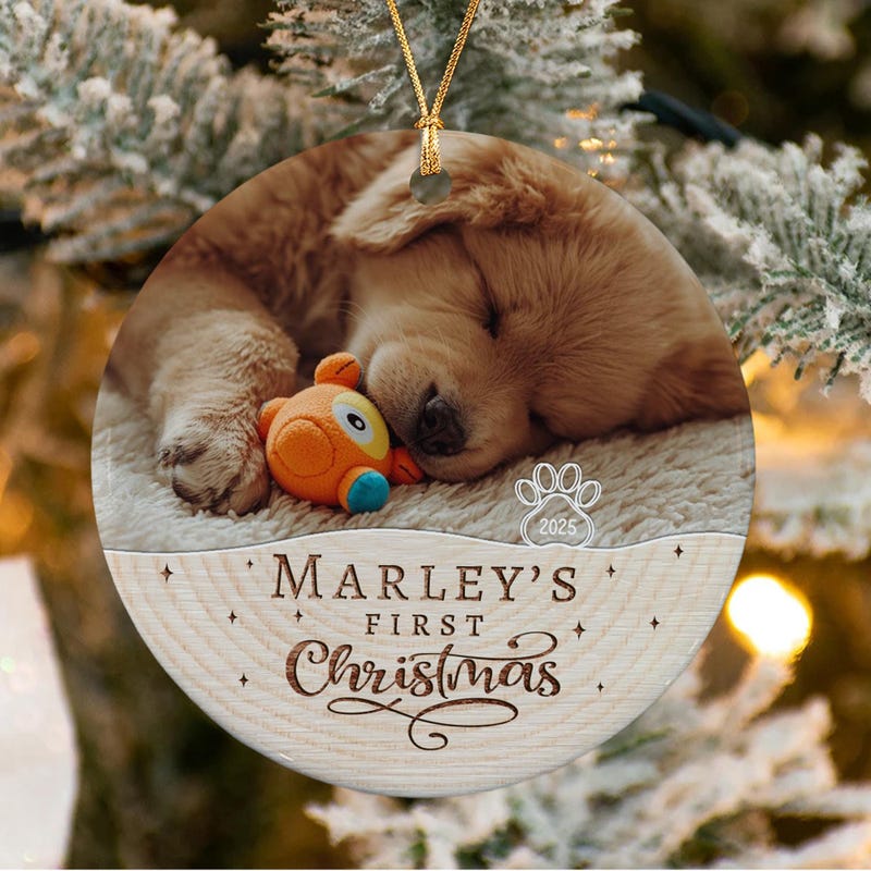 Dogs First Christmas Ornament - Etsy