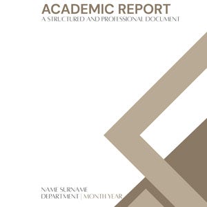 Academic Report Cover Templates | Professional Canva Cover Design ...