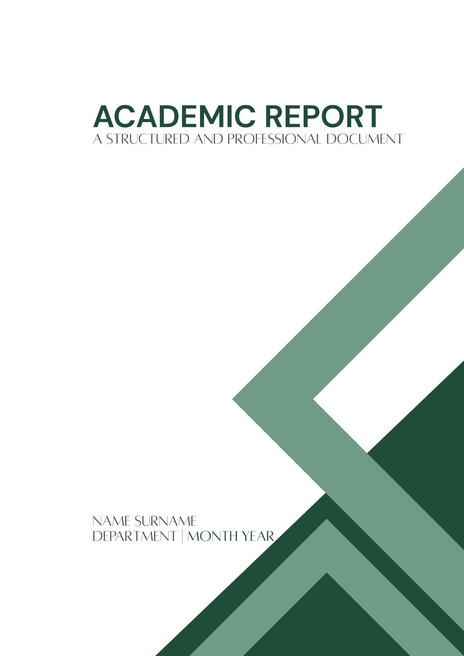 Academic Report Cover Templates | Professional Canva Cover Design ...
