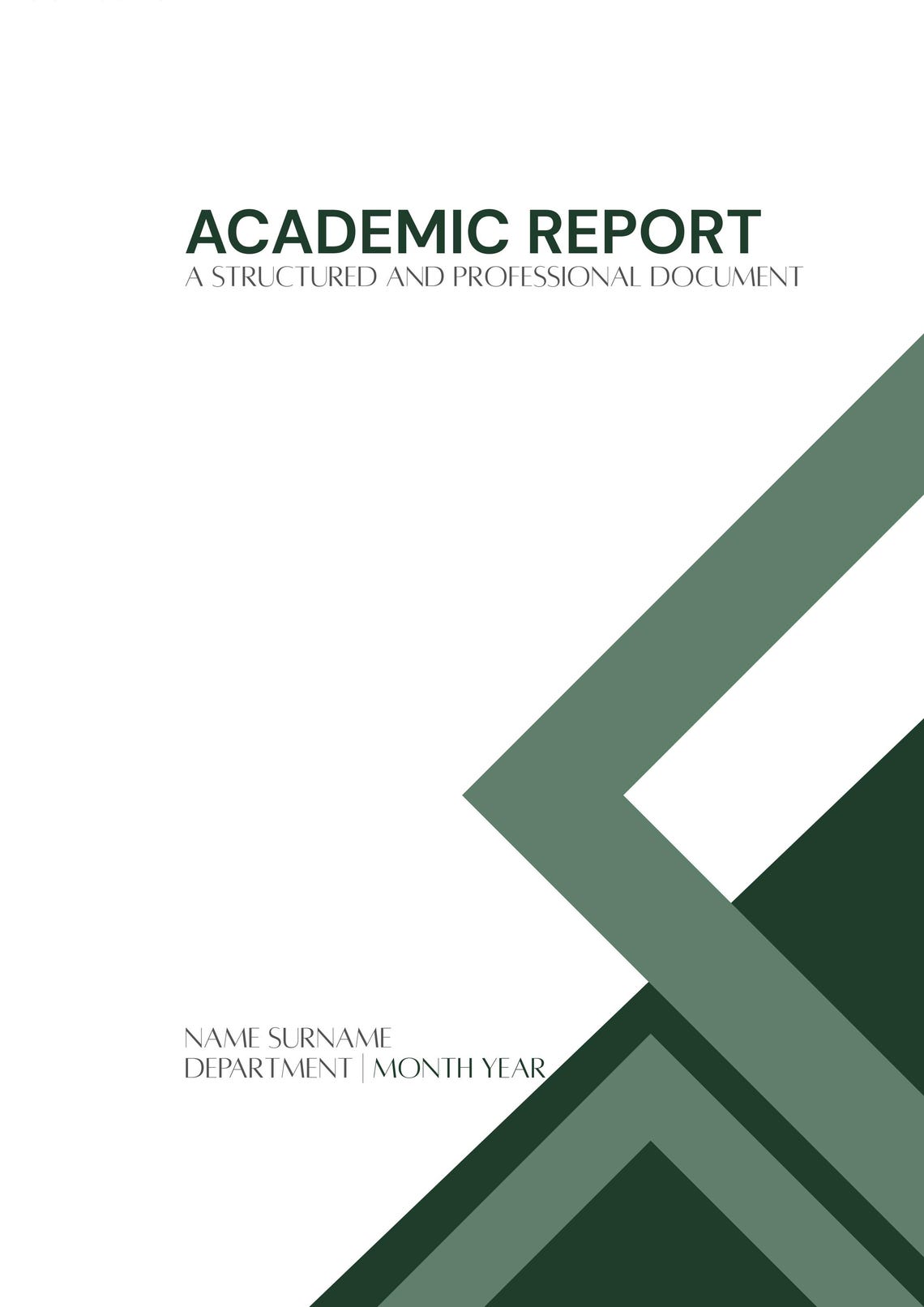 Academic Report Cover Templates | Professional Canva Cover Design ...