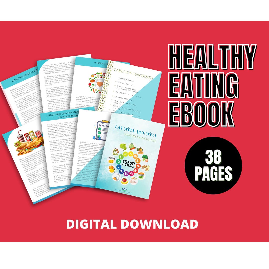 Healthy Eating Ebook: Nutrition, Recipes, Meal Planning (digital ...