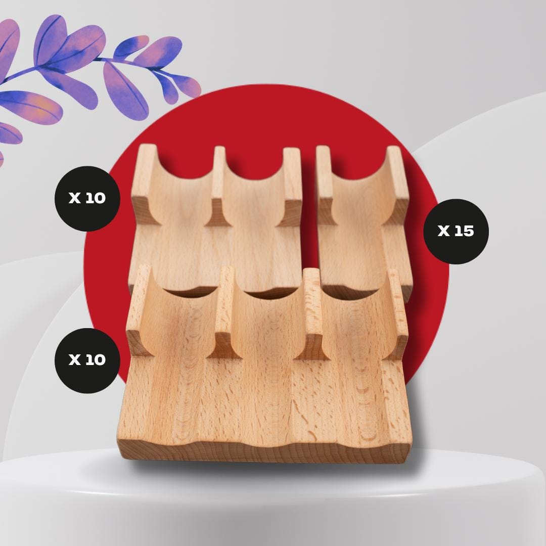 Restaraunt Set of 35 Sushi Taco Holder, Sushi Handroll Display, Sushi ...