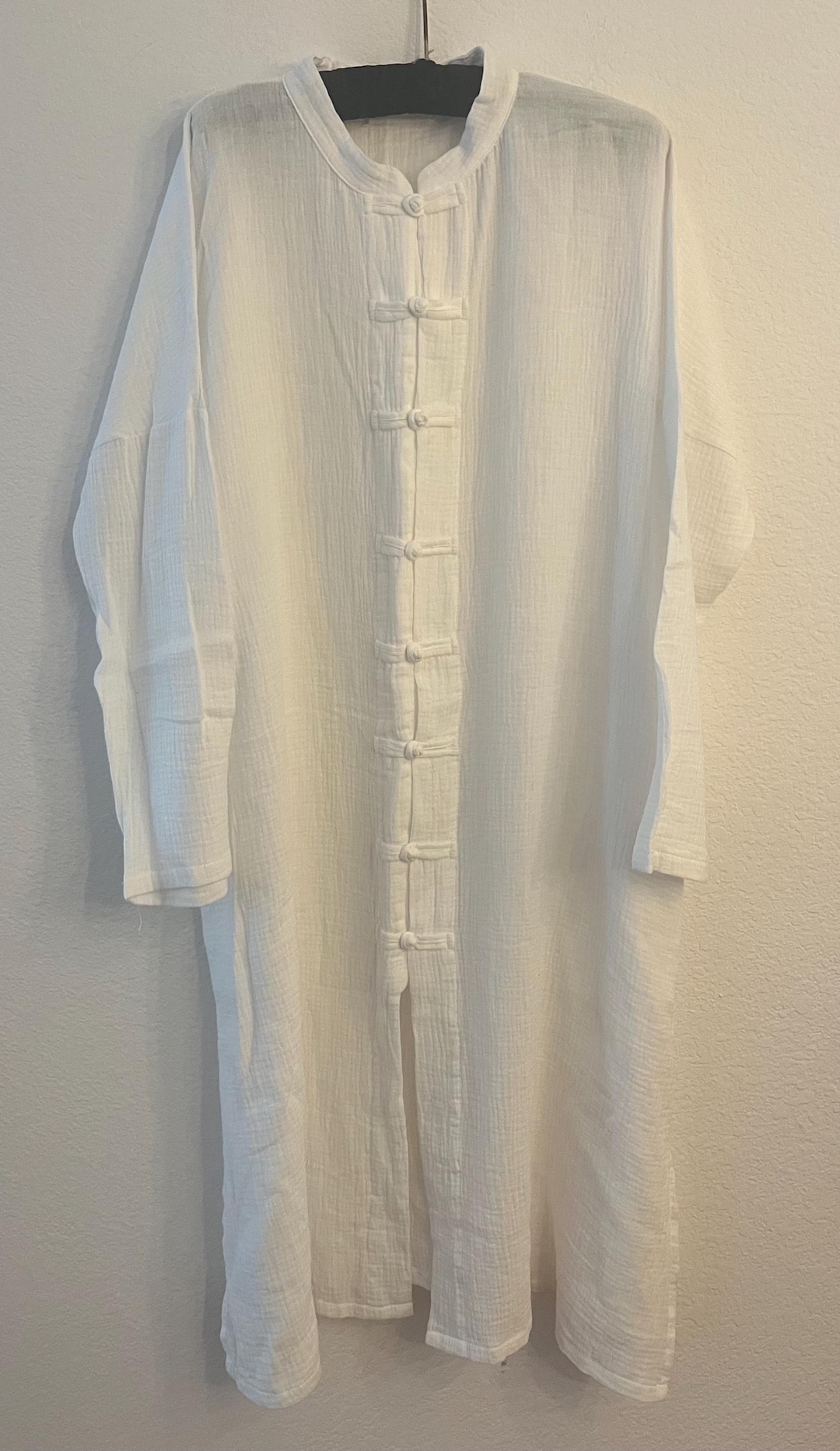 Natural Cotton Gauze ASIAN Long Tunic - Etsy
