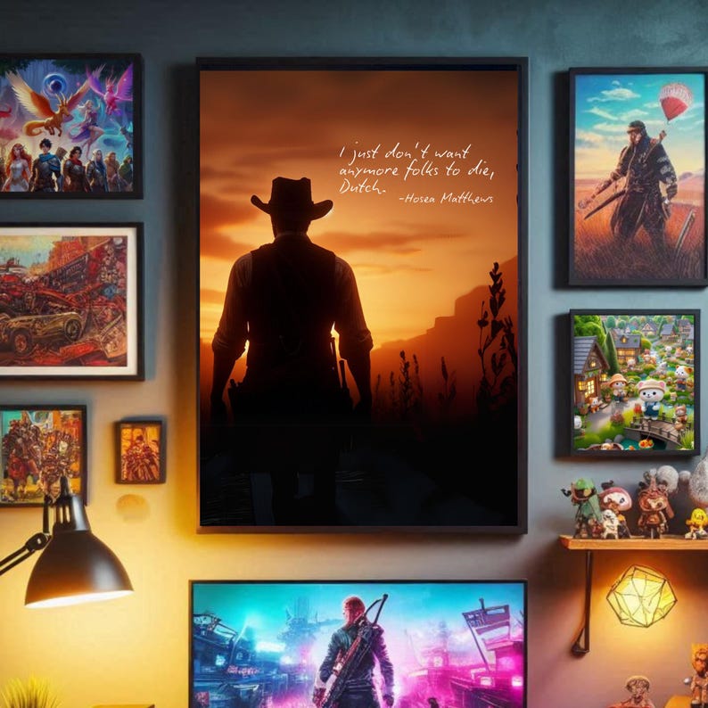 Hosea Matthews RDR2 Poster - Gamer Quote Art (PDF) - Etsy UK