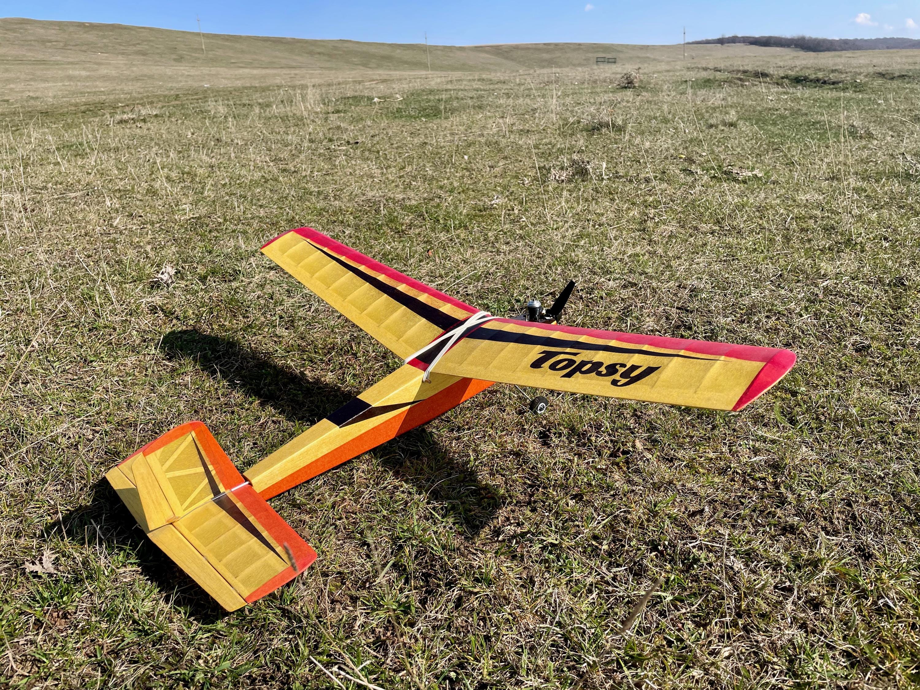 Topsy Graupner RC Model Plane | DXF Plans Laser CNC Cut Files (digital ...