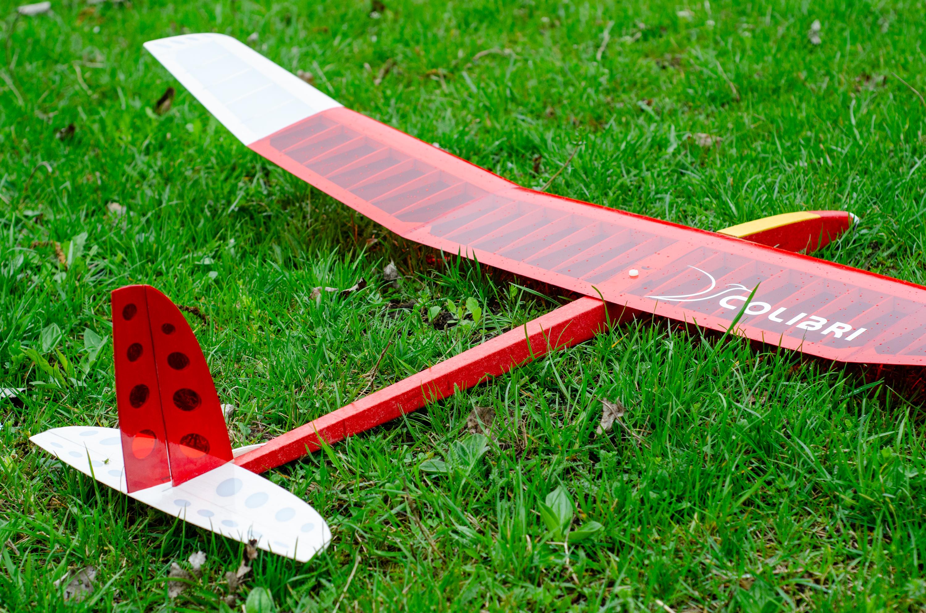 RC Glider Colibri | DXF Plans for Balsa Models | Laser-cut Ready & DIY ...