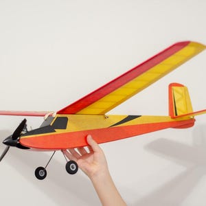 Topsy RC Model Plane | DXF Plans Laser CNC Cut Files (digital Download ...