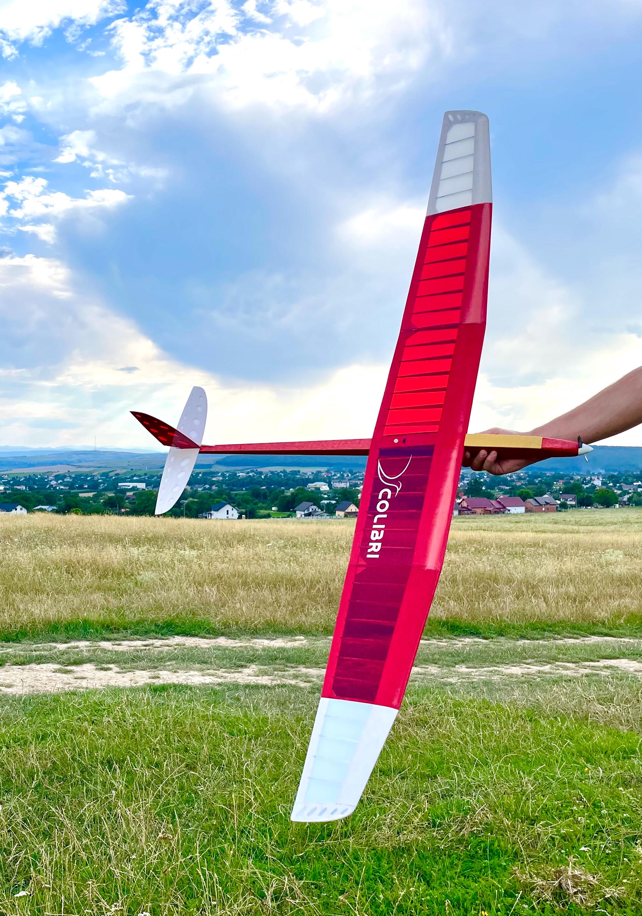 Colibri RC Glider 1.5m | DXF Plans for Balsa Models | Laser-cut Ready ...