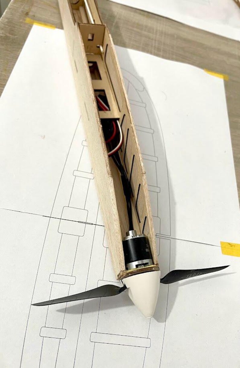 Colibri RC Plane DXF Plans – Laser Cut Files for Balsa Wood | DIY Radio ...