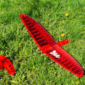 Bee DLG 1M Balsa RC Glider Plans | Laser-cut Ready (DXF Digital ...