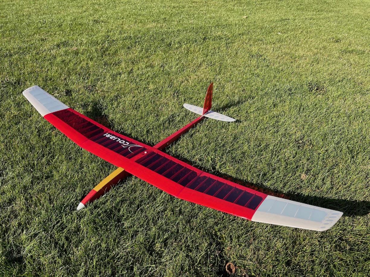 RC Glider Colibri | DXF Plans for Balsa Models | Laser-cut Ready & DIY ...