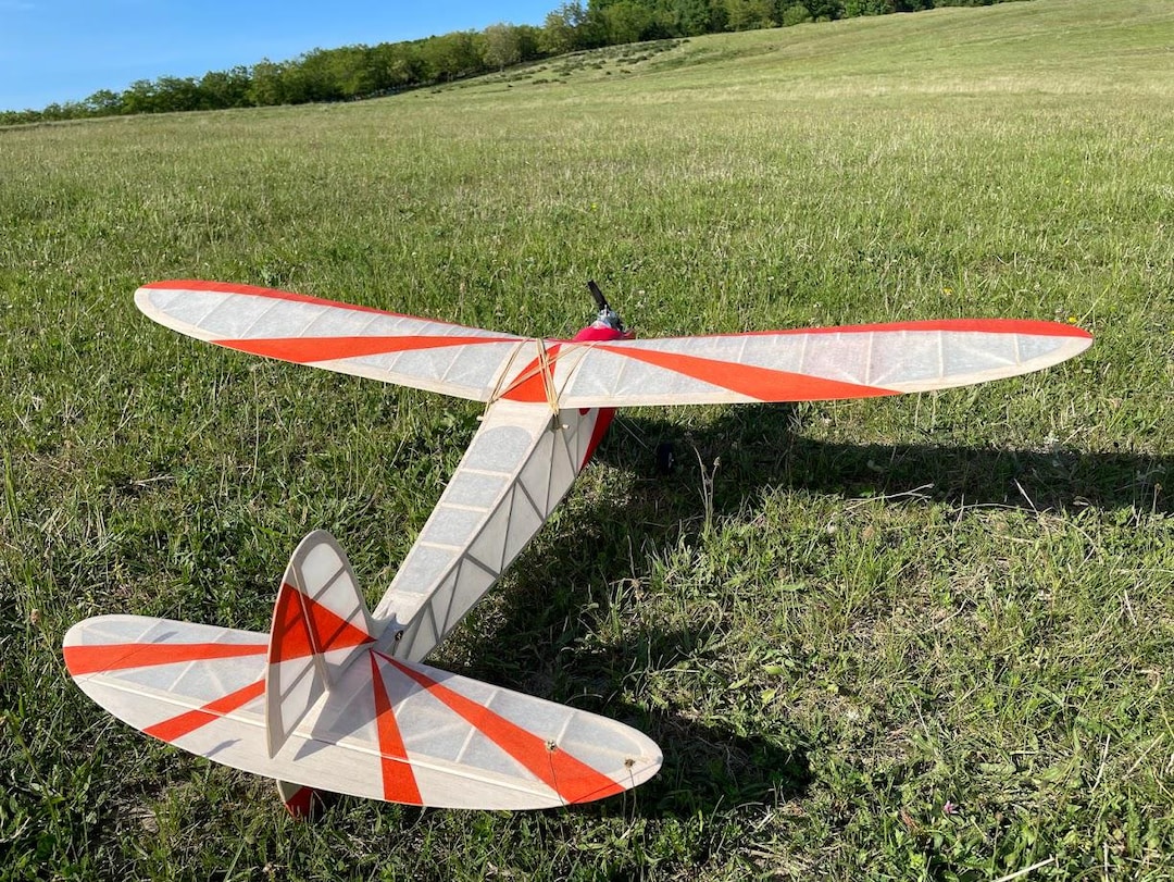 Eaglet RC Vintage Plane | DXF Plans for Balsa Models | Laser-cut Ready ...