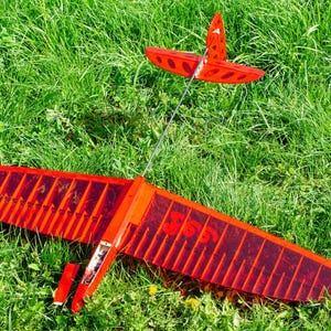 Bee DLG 1M Balsa RC Glider Plans | Laser-cut Ready (DXF Digital ...