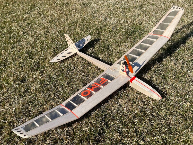 Fimo RC Glider Plans - DXF Laser-cut Files for DIY Model Aircraft ...