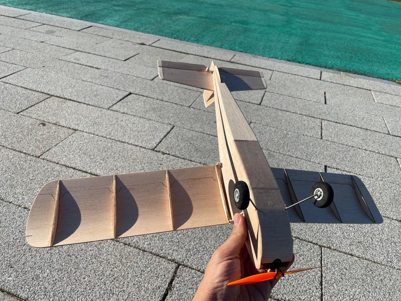 Mini RC Model Plane Trainer for Beginners | DXF Laser Cut Plans | DIY ...