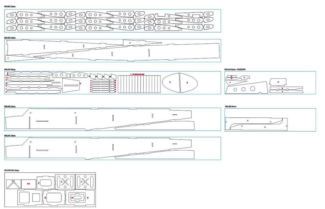 Telemaster Trainer RC Plane | DXF Plans for Balsa Models | Laser-cut ...
